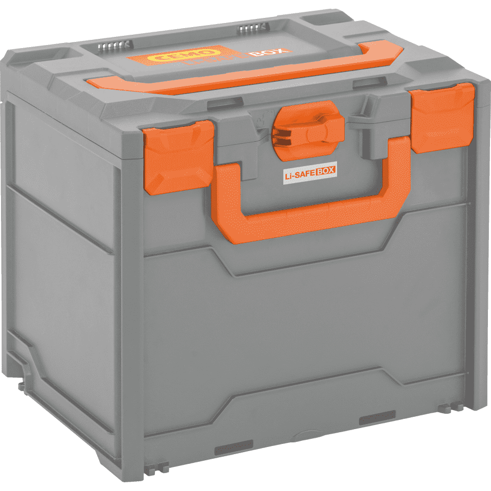 Lithium-Ion Battery Transport+Storage Box- Cemo Fire Protection Box - 11564