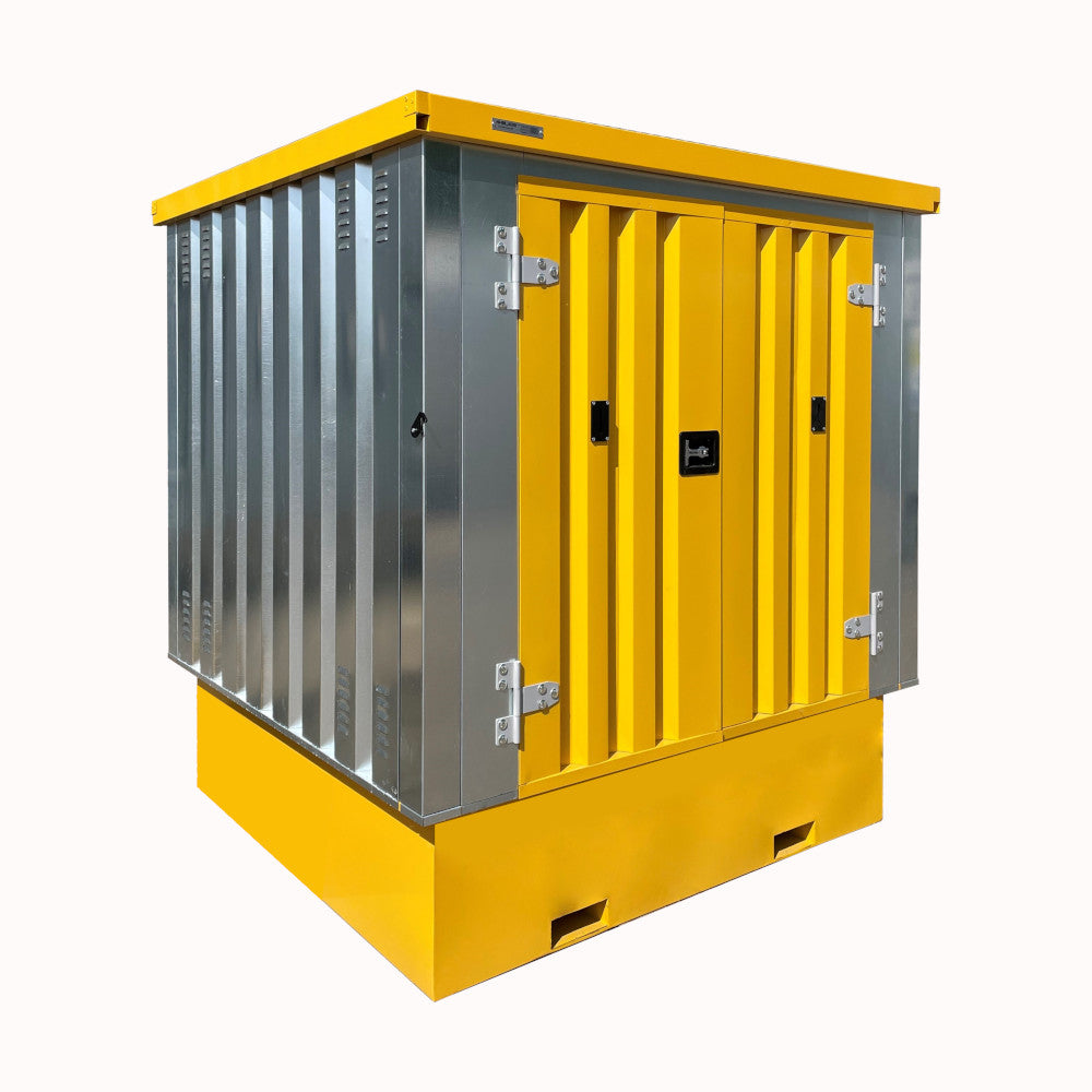 Steel Bunded IBC Chemical & Hazardous Storage Units for Sale